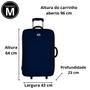 Mala de Viagem Média 23kg com 2 alças e 2 rodinhas Village - Mala ...