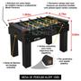 Mesa de Pebolim Elite Bonecos de Alumínio c/Bolas Klopf 1080 - Pebolim ...
