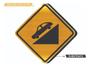 Placa De Rua Declive Acentuado Grau Técnico A-20a Cm - Artplacas - No ...