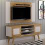 Rack Bancada Detroit e Painel para TV América Cinamomo Off White ...