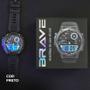 Smartwatch BRAVE Wearzone GPS integrado prova dágua 5ATM 50 Metros 10 ...