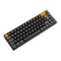 Teclado Mecanico Aigo GD68 Brown Sugar, Wireless, Switch Azul, Preto e ...