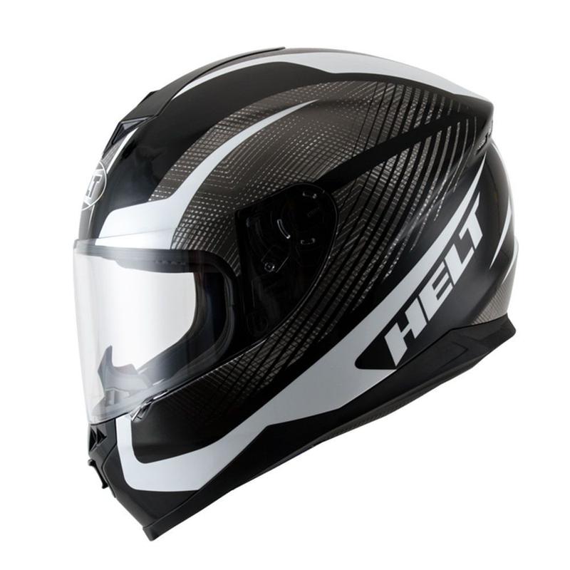 00 Mat susp Objetiva Capacete Helt New Race Block Preto - Capacetes de ...