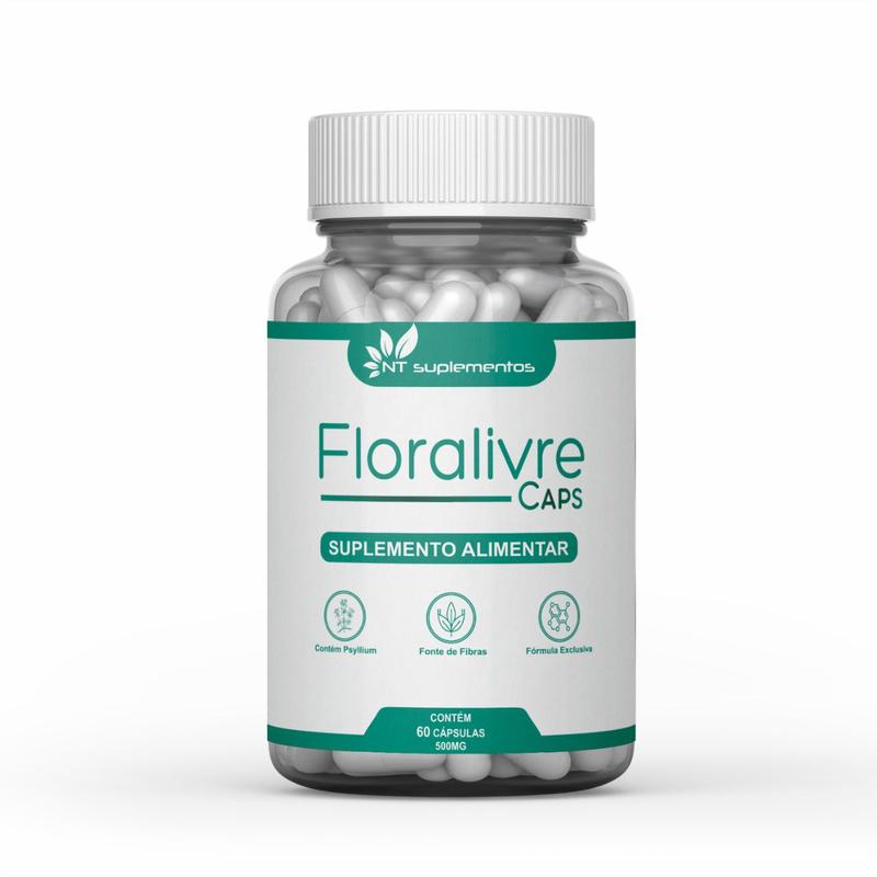 01x Flora Livre Saúde Intestinal 60 Caps - NT Suplementos ...
