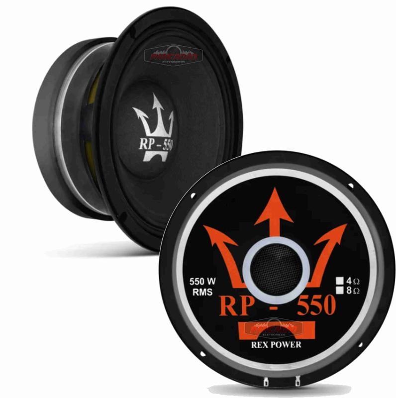02 Medio Grave 8 Polegadas 550w rms Medio 8 Seco Line trio Alto falante ...