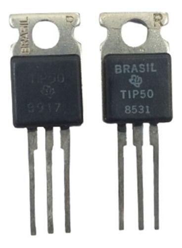 02 Transistor Tip50 Tip 50 400v 1a - Antigo Original Texas - Peças para ...