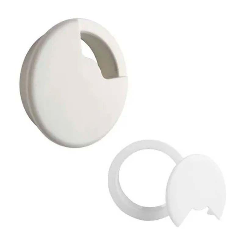 05 Passa Fio Cabo Mesa Computador 60mm Redondo - BIGFER - Passa Fio para Móveis - Magazine Luiza