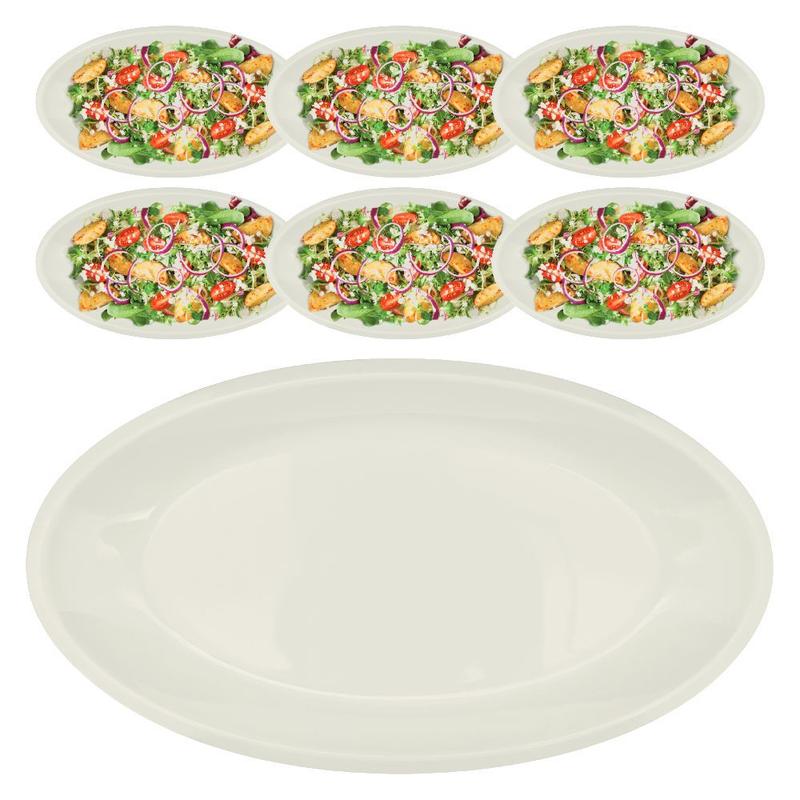 06 travessas melamine plaza 40cm grossa hotel restaurante - YAZI ...