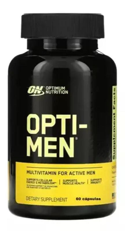 1 pote Opti-men Optimum Nutrition 60 Capsulas - Multivitamínico ...