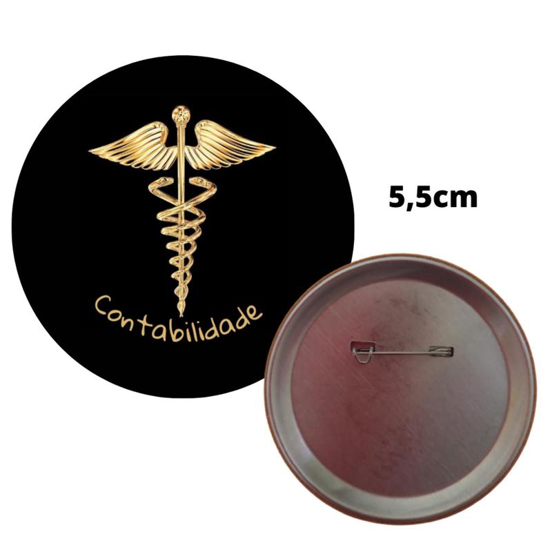 10 bottons símbolo de contabilidade broche para contadores - Ágape ...