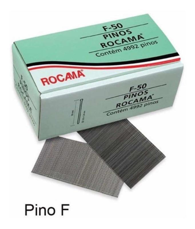 10 Caixas Pino Prego P/ Grampeador Pinador F-50mm Com 4.992 ...