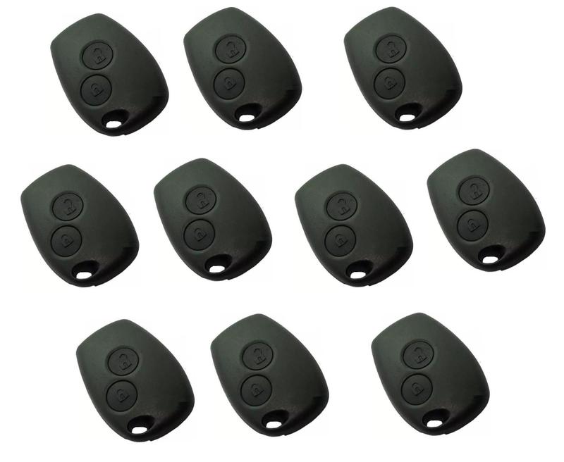10 Capa Chave Telecomando Alarme Renault Logan Sandero Duster ...