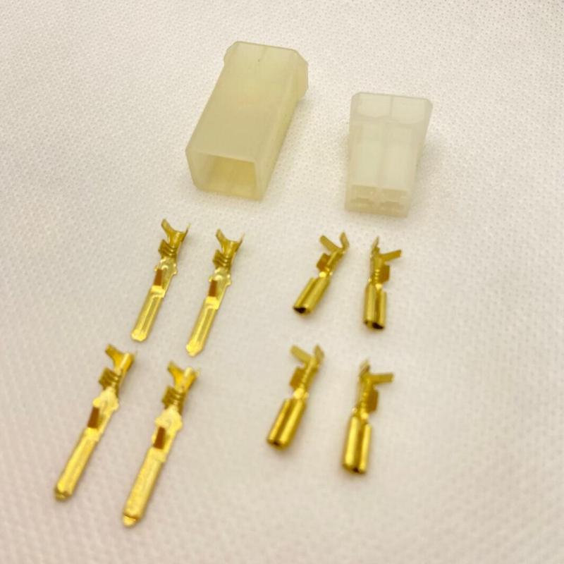 10 Conectores 4 Vias 2,8mm Macho Fêmea Com Terminais - LHK - Conectores Elétricos - Magazine Luiza