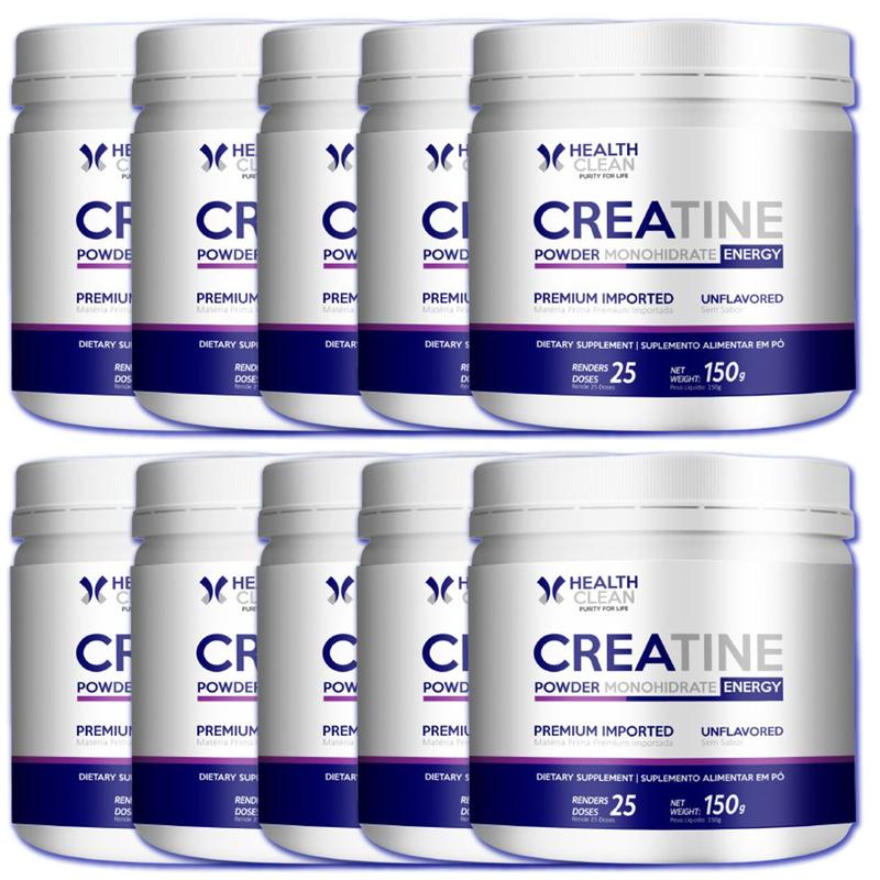 10 Creatina Powder Monohidratada Energy 150g - Health Clean - Creatina ...