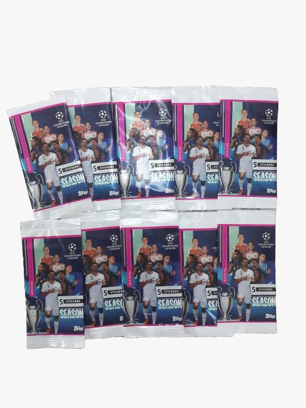 10 Envelopes Uefa Champions League 2023/2024 - Topps - Figurinhas para ...