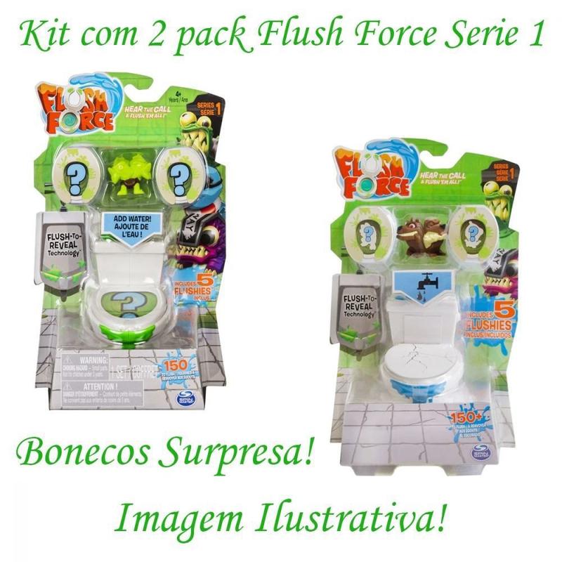 10 Figuras Flush Force Serie 1 Sunny 1921 - Flush Force - Magazine Luiza