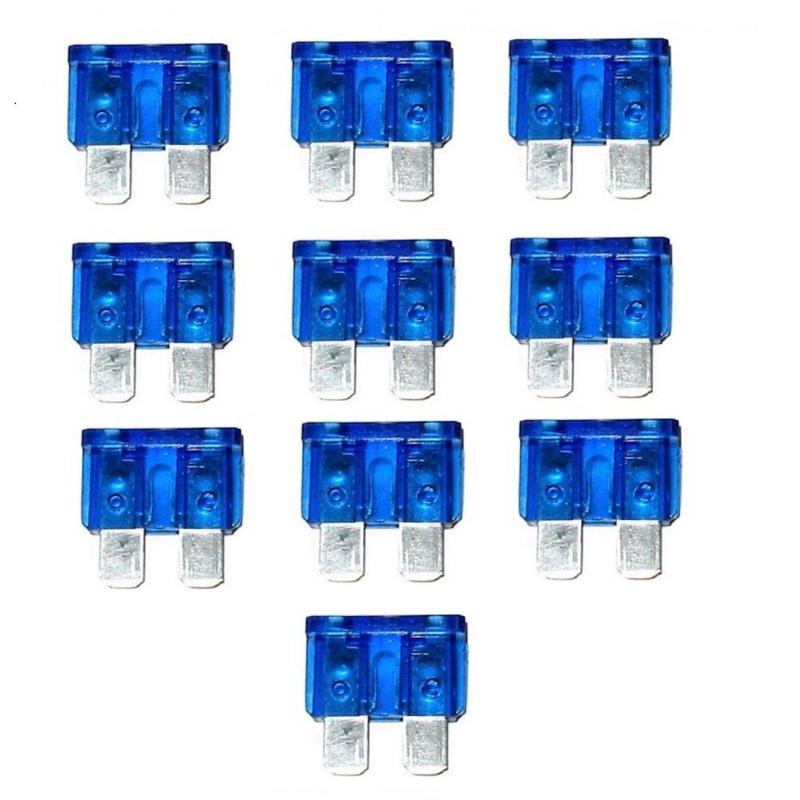 10 Fusível 15 Amperes Lamina Ams Azul 16015 - Fusível Automotivo ...