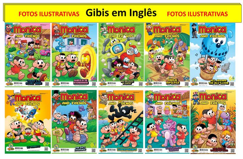 10 Gibis em Inglês Turma da Mônica And Friends Sem Repetição - Editora ...