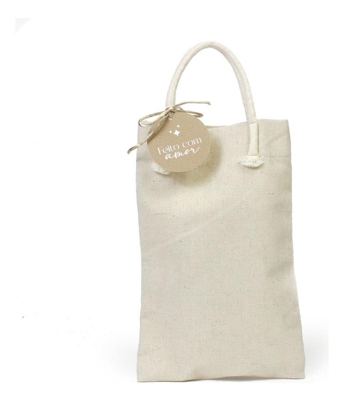 10 Mini Ecobags De Linho 15x24 Natural - LIAMORA - Cachepot - Magazine ...