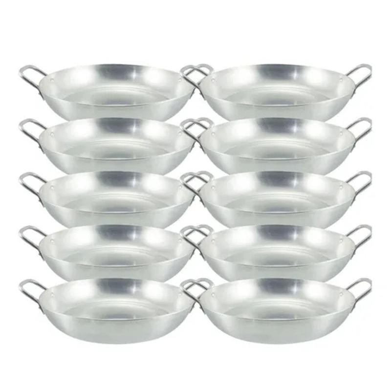 10 Panelinhas Frigideira Pergaminho Hotel Nº 18 Para Porções - SS ...