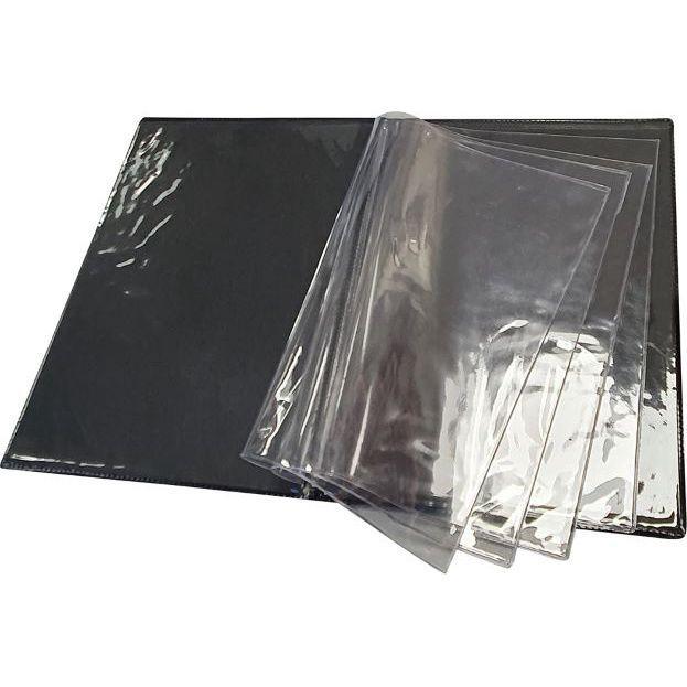 10 Pasta cardápio com 6 bolsas, para 10 folhas, 165x228mm - ACP ...