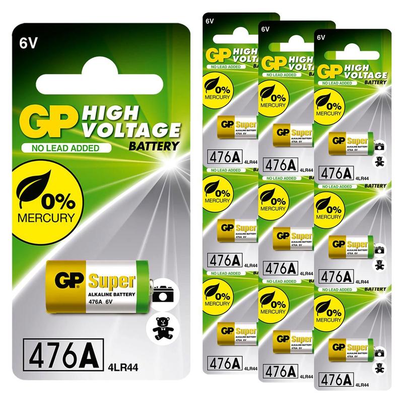 10 Pilhas Bateria 4lr44 Gp Super - 10 Cartelas - GP BATTERIES - Pilhas ...