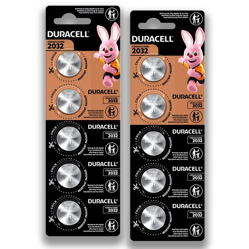 10 Pilhas Moeda CR 2032 DURACELL 2 Cartelas com 5 unidades - Pilhas - Magazine Luiza
