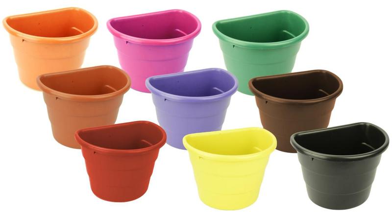 10 Vasos De Parede Meia Lua De 3 Litros Jardim Horta Vertical Varanda ...