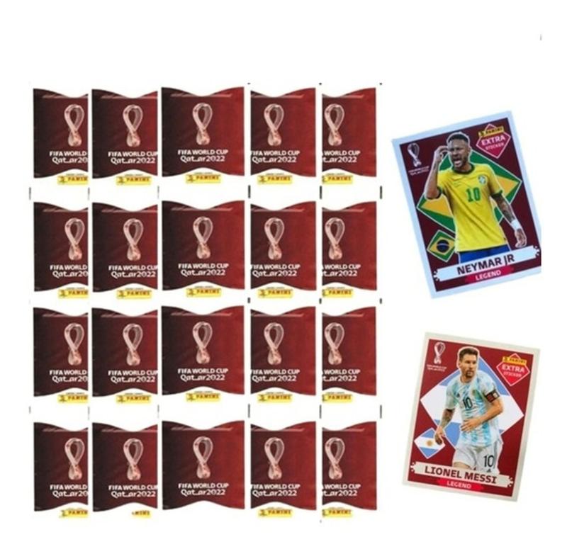 100 Pacote Com 500 Figurinha Copa Do Mundo do Qatar 2022 - FIFA WORLD ...