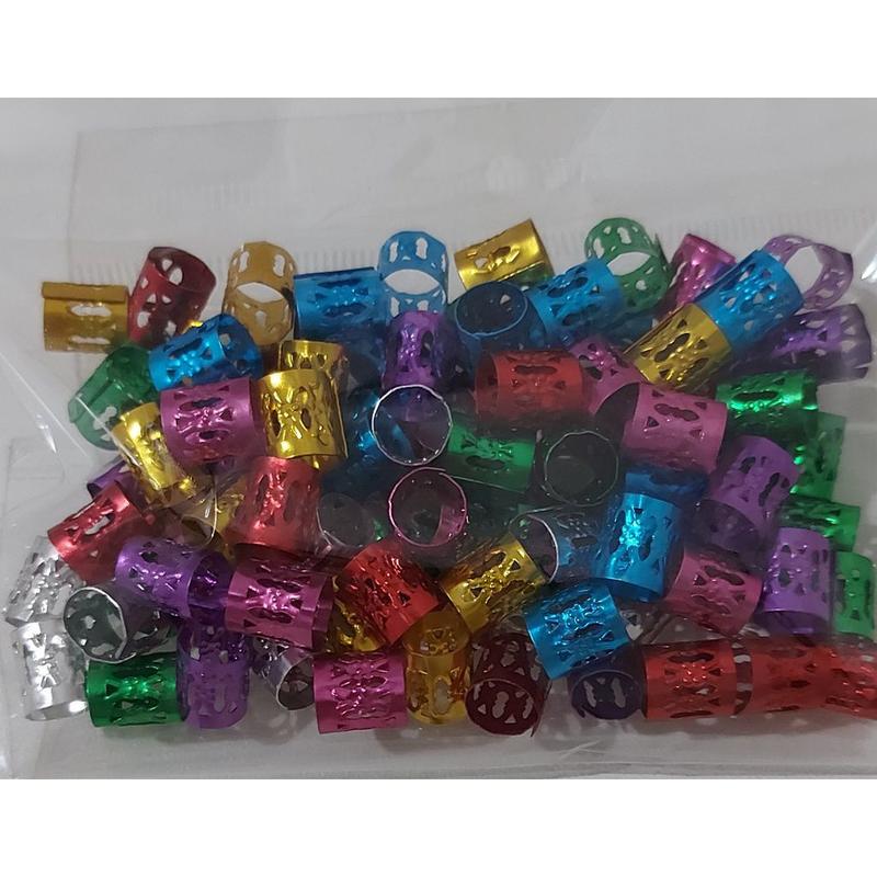 100 peças Anéis Box Braids Tranças Jumbo Dreds Cabelos - roma - Mega ...