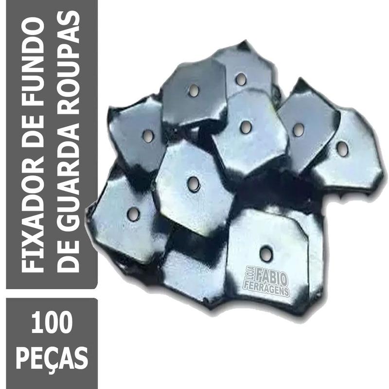 100 Peças - Fixador Para Fundo De Guarda Roupas - F2 Magazine ...