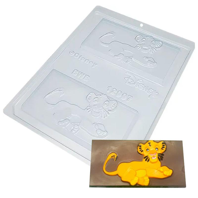 10Un Formas Chocolate Barra Simba Filhote BWB Rei Leão - Forma de ...