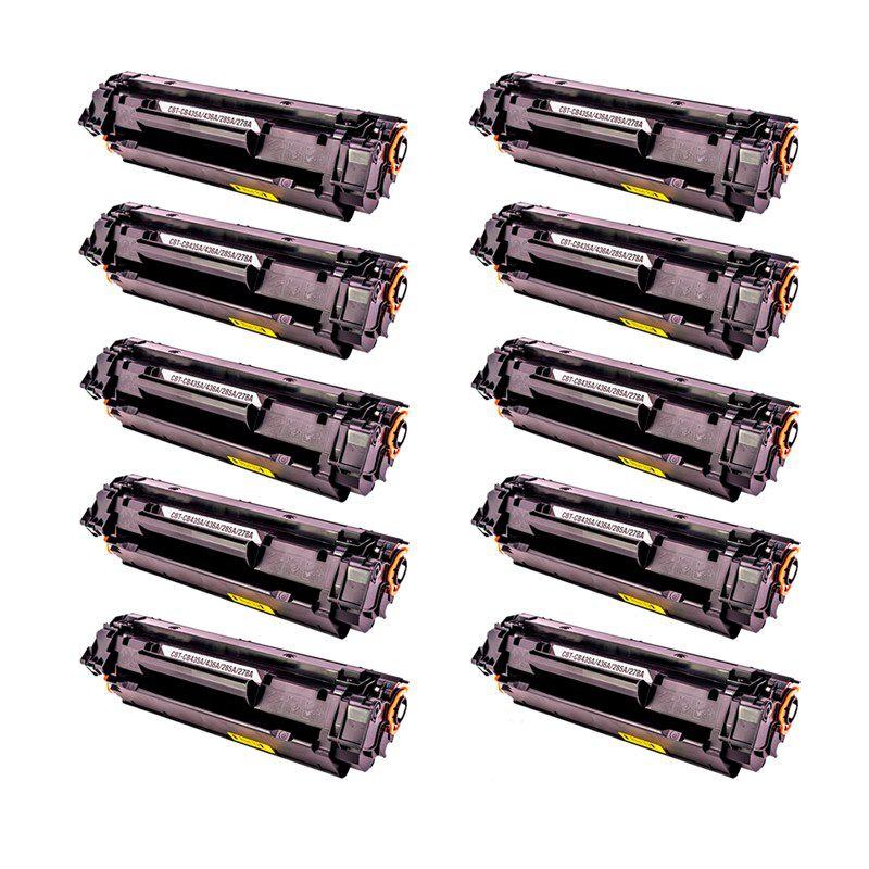 10x Compatível Toner Hp P1102w P1005 Laser P1102 M1120 M1212 ...