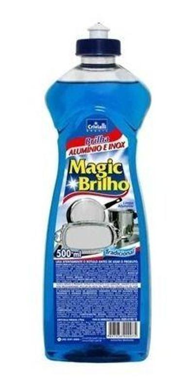 12 Magic Brilho Limpa Alumínio E Inox - Limpa Alumínio - Magazine Luiza