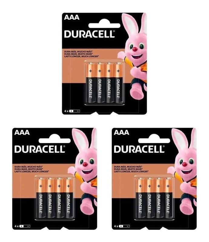 12 Pilhas Duracell Aaa Original - Pilhas - Magazine Luiza