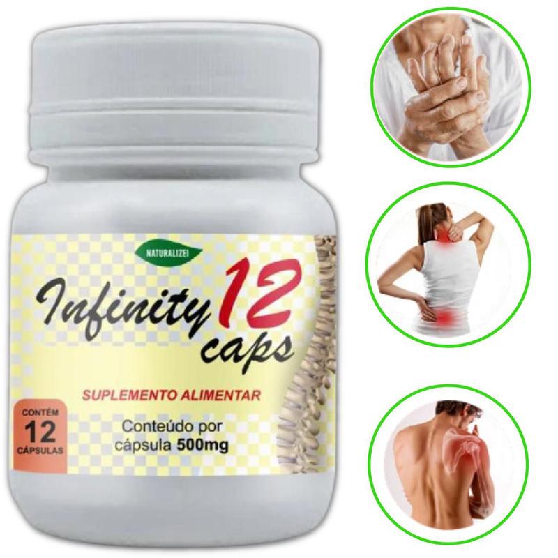12 Potes Infinity 12 500mg Suplemento Alimentar Revenda - Naturalizei ...