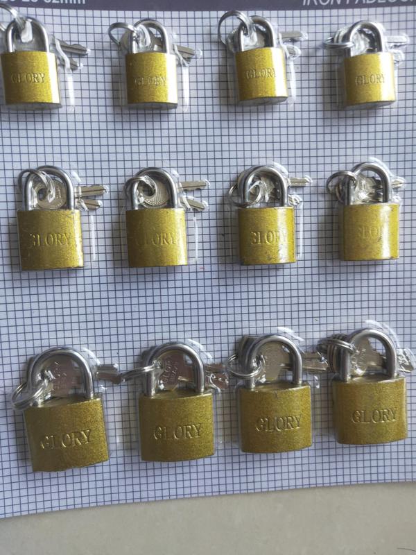 12 unidades (1 cartela ) Cadeado 20x25x32mm - Telintec - Cadeados ...