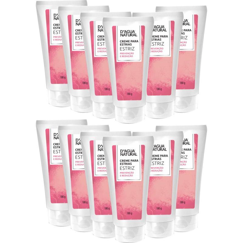 12UN Creme Estriz Redução De Estrias 180G Dagua Natural - D'Água ...