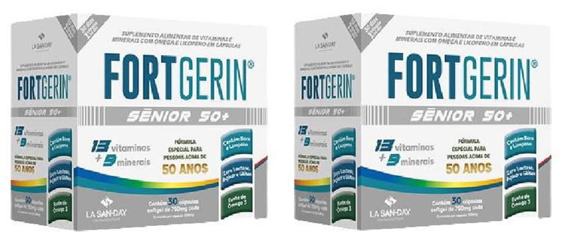 2 Caixas Fort Gerin Senior 30 Cápsulas La San Day - La san-day ...
