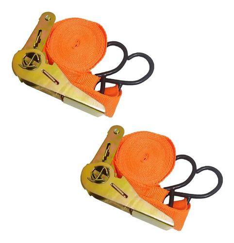2 Cinta Para Prender Carga Com Catraca 4,5 Metros Bagageiro - VHIP ...