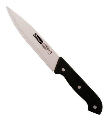 2 Faca Western Aço Inox Cabo Preto 20 Cm - Facas - Magazine Luiza