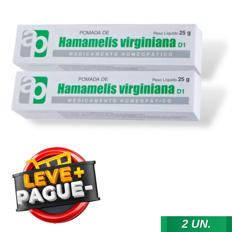 2 Hamamelis Virginiana Pomada Natural AP Hemorroida - Creme/ Pomada ...