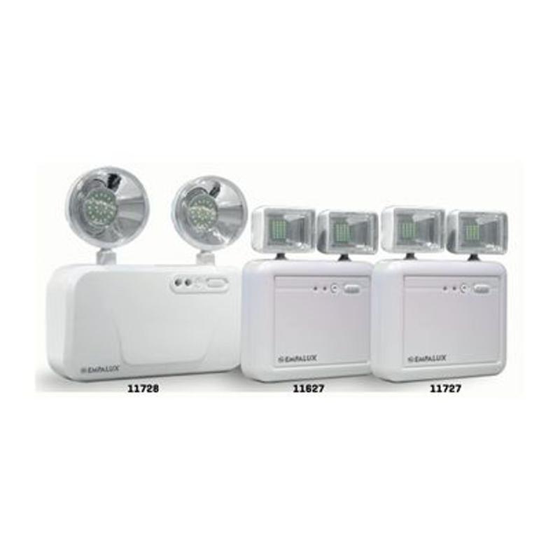 2 ILUM EMERG LED COM 2 FAROIS QUAD 1200lm BIV EMPALUX - Luminária de ...