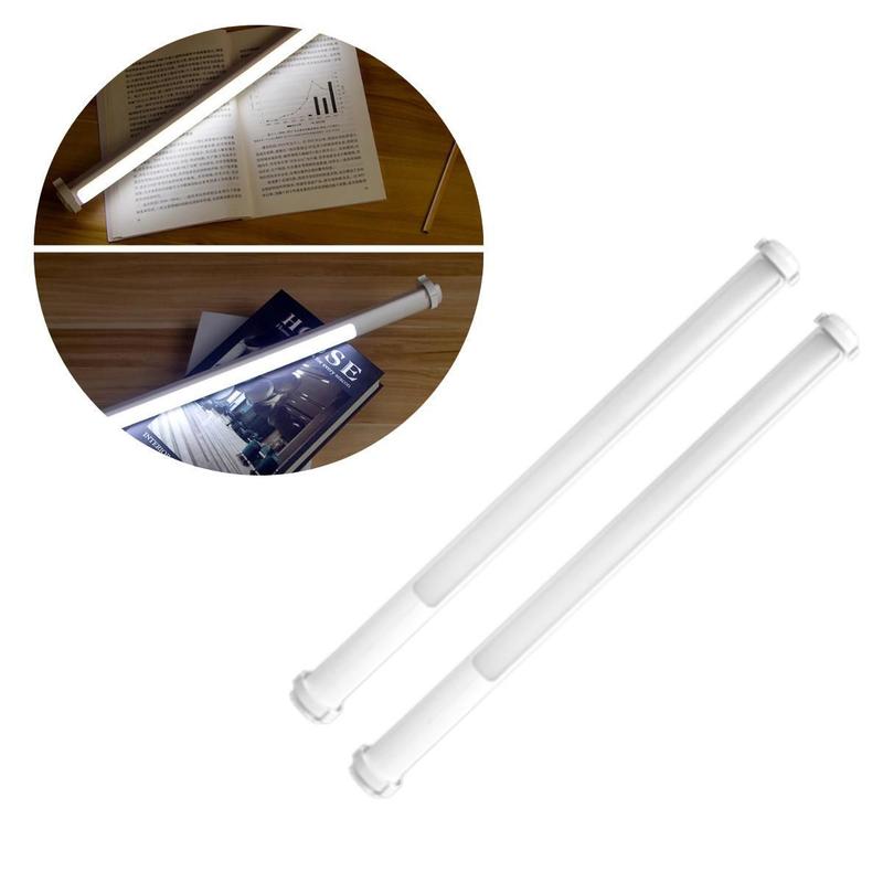 2 Lâmpadas Barra Tubular 4,5W Led Rotativa Usb 49,5 Cm Suporte ...