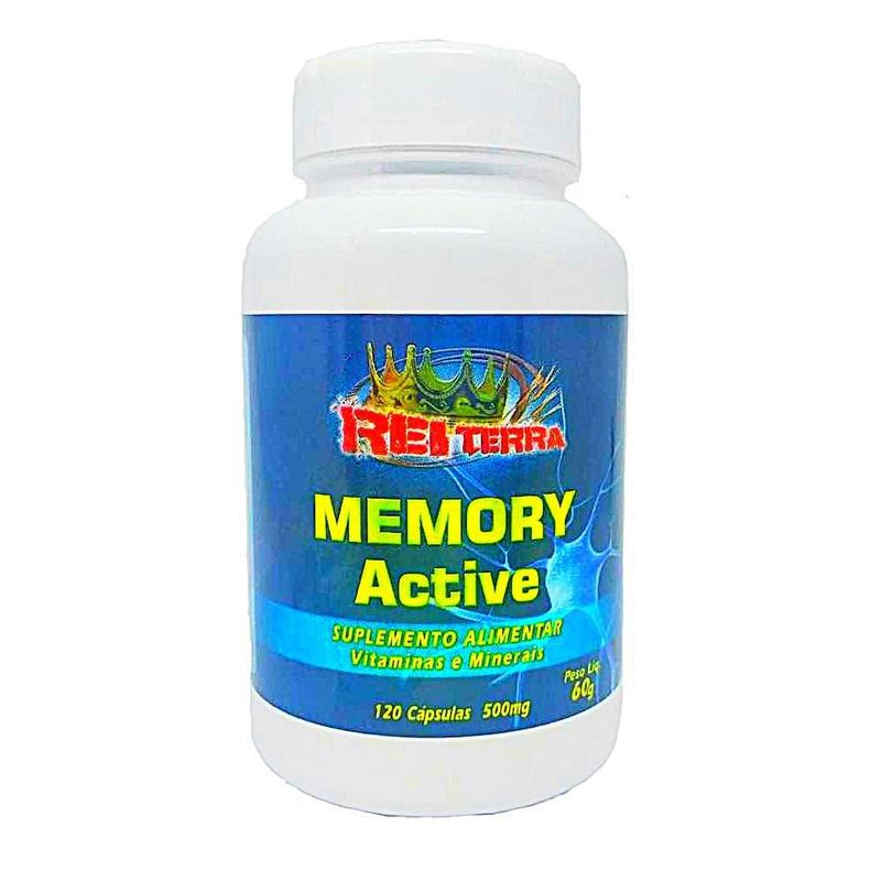 2 Memory Active 120 Caps 500mg - Rei Terra - Fitoterápicos e Vitaminas ...