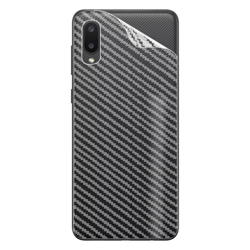 2 Película Skin Traseira Fibra Carbono GALAXY A02 A022 6.5 - Cell In ...