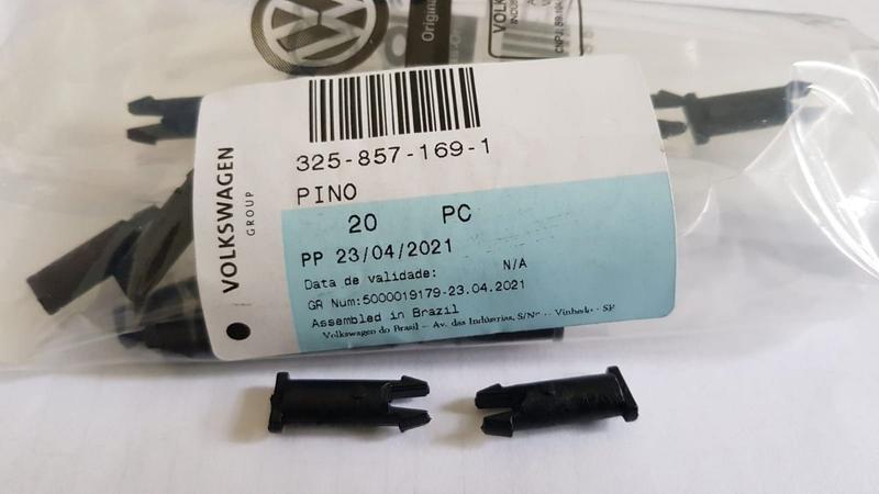 2 Pino Trava Tampa Porta Luva Gol Parati G2 Original Vw - Volkswagen ...