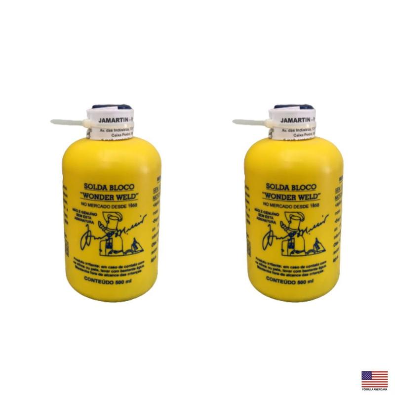 2 Solda Bloco Wonder 500ml Refrigerado Agua Motor Vazando - Wonder Weld ...