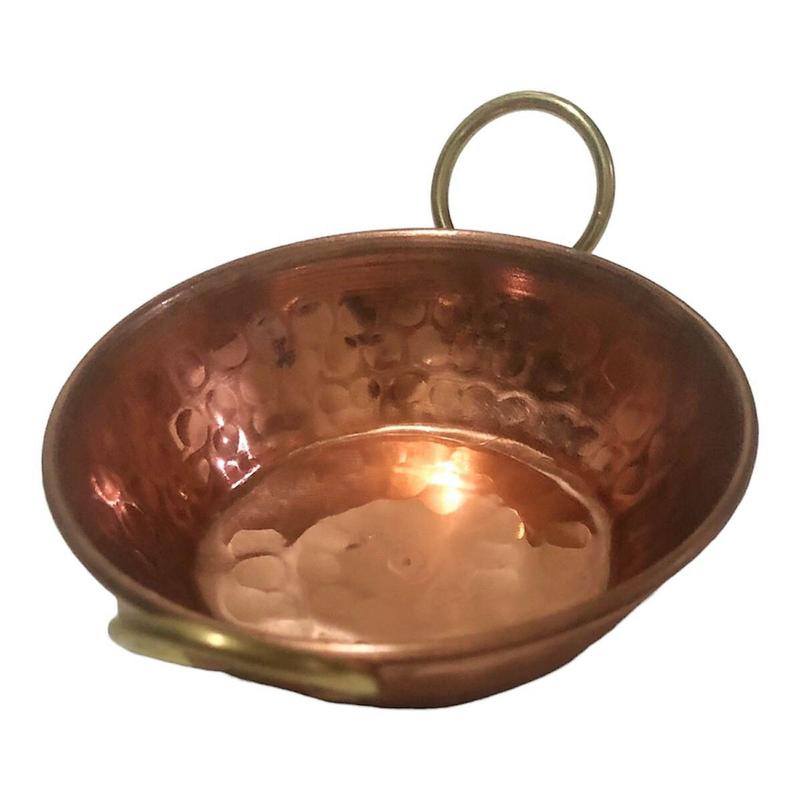 2 Tacho De Cobre Mini Tachinho Para Mesa Enfeite Buffet 10cm ...