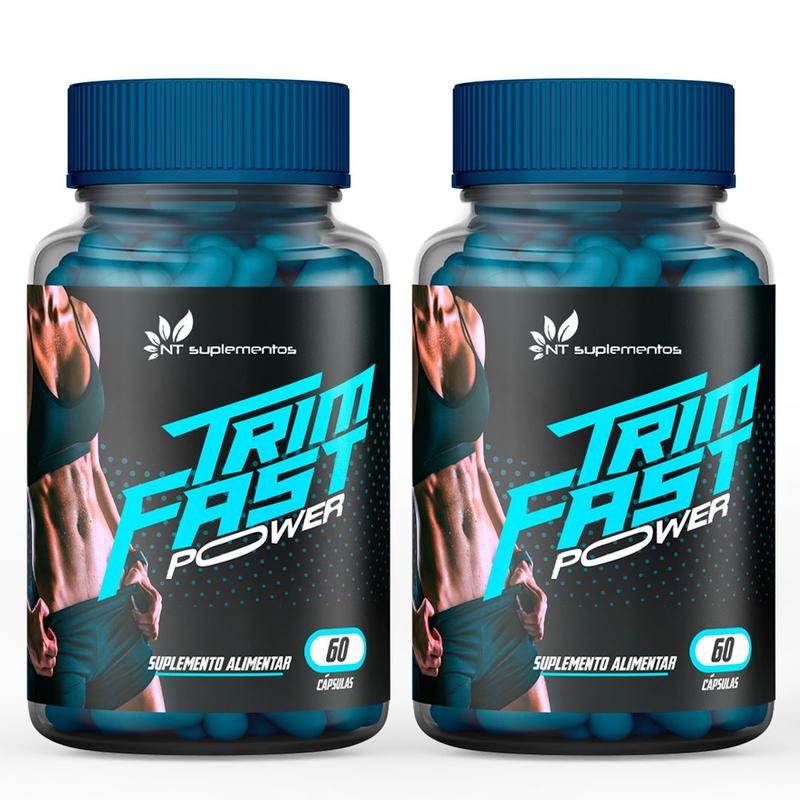 2 Trim Fast Suplemento Alimentar - 60 Cápsulas - NT Suplementos ...